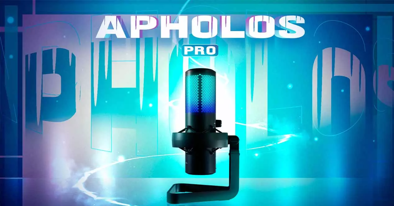 Newskill Apholos Pro und Mikrofonhalter, professionelles Streaming-Mikrofon